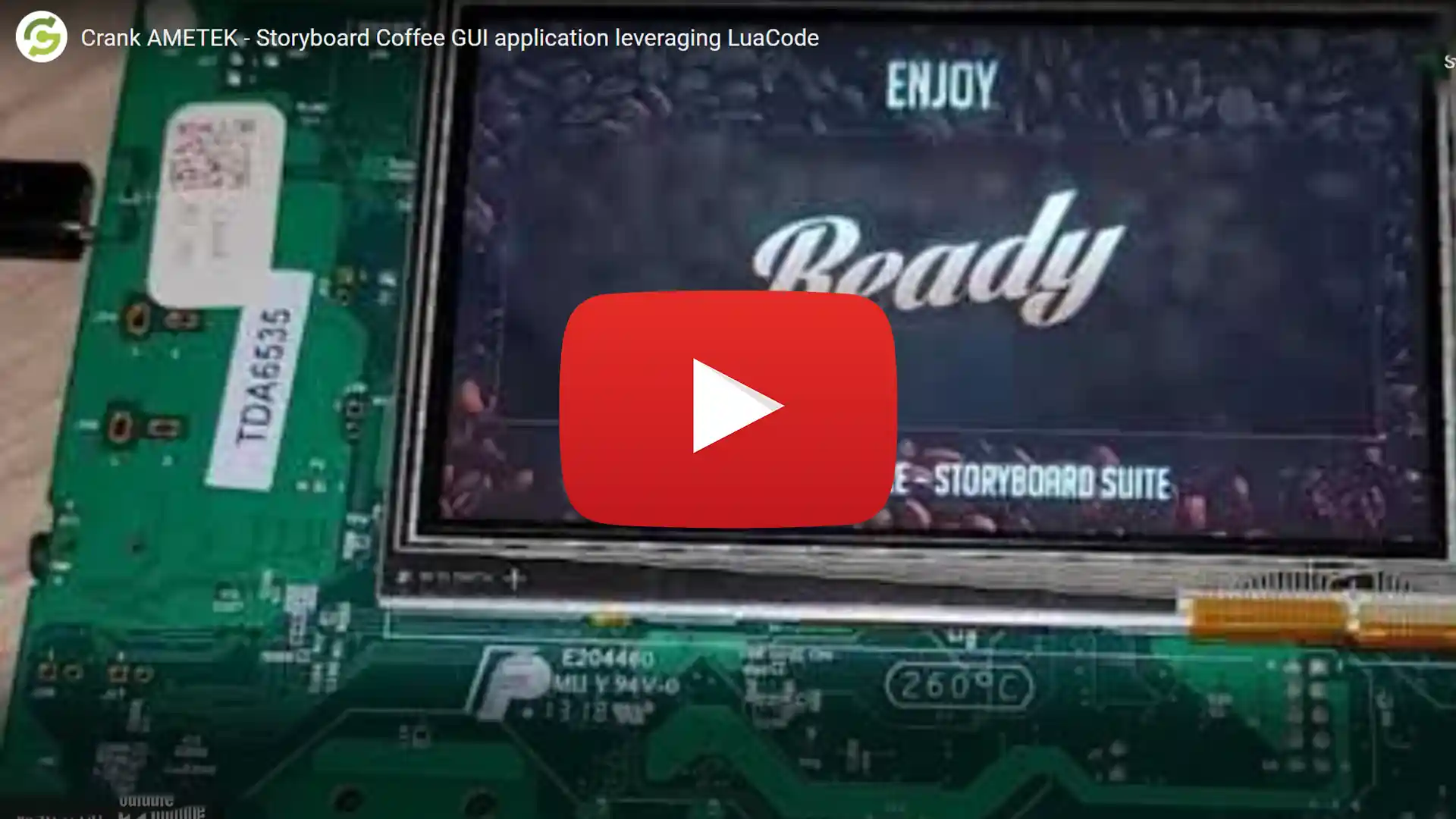An analysis of Storyboard GUI performance on Microcontrollers (MCU)